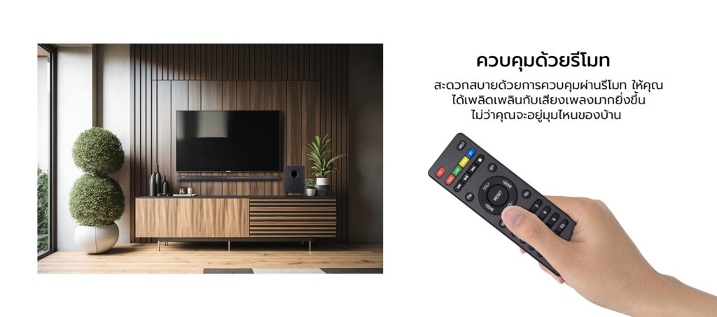 ชุดลำโพงซาวด์บาร์และซับวูฟเฟอร์ รุ่น M-1110 – CEFLAR